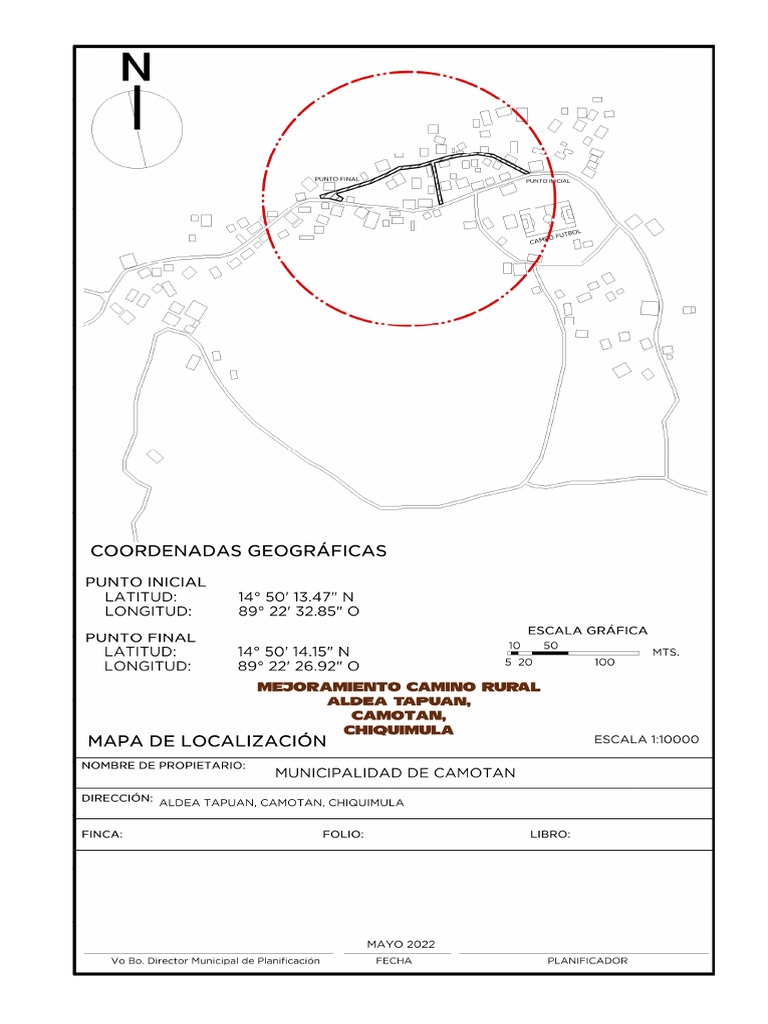 MAPA DE UBICACION Y LOCALIZACION | PDF