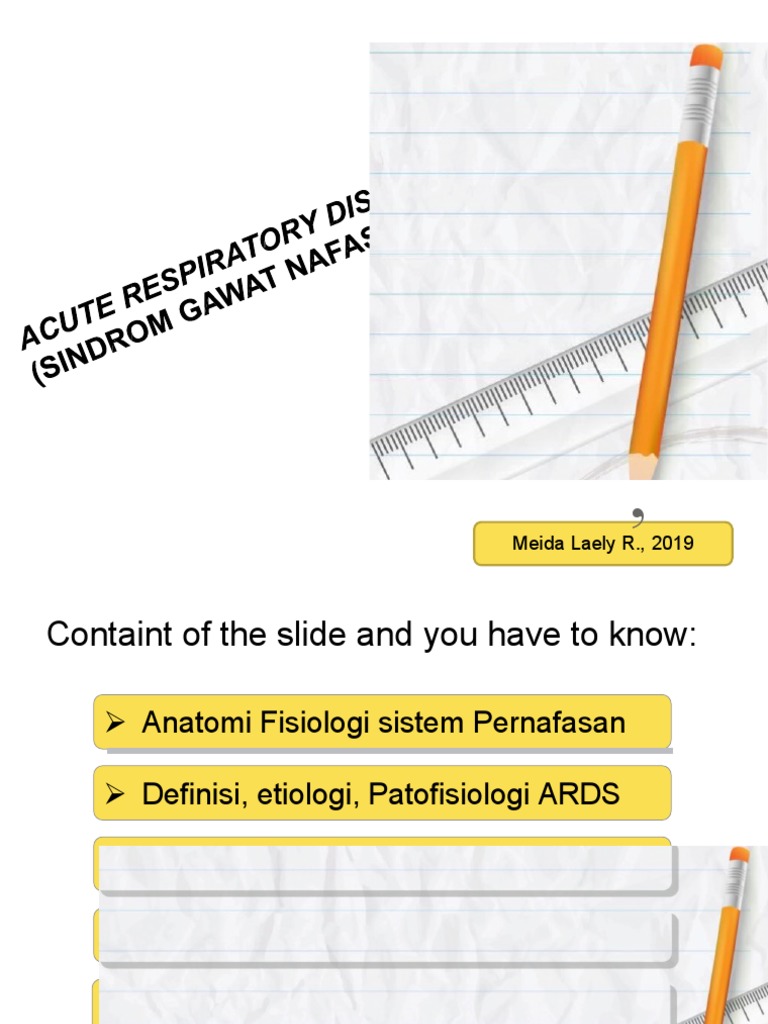 Ards Acute Respiratory Distress Syndrome | PDF