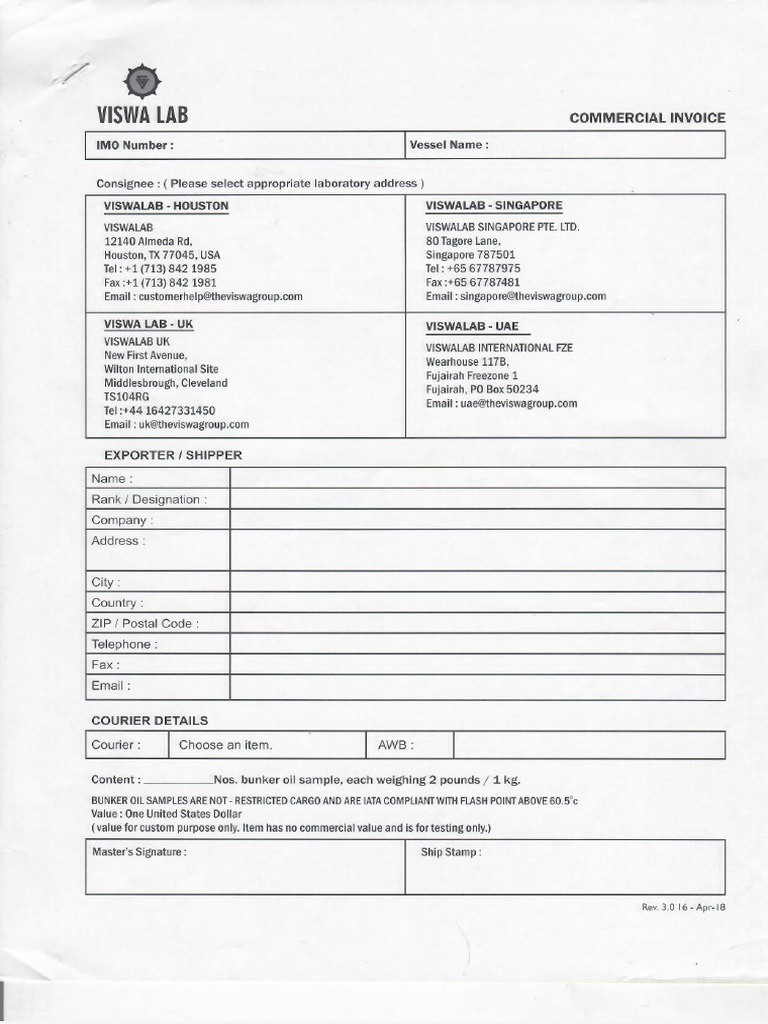 Commercial Invoice3 | PDF
