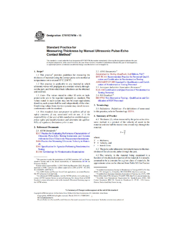 Astm e 797 | PDF