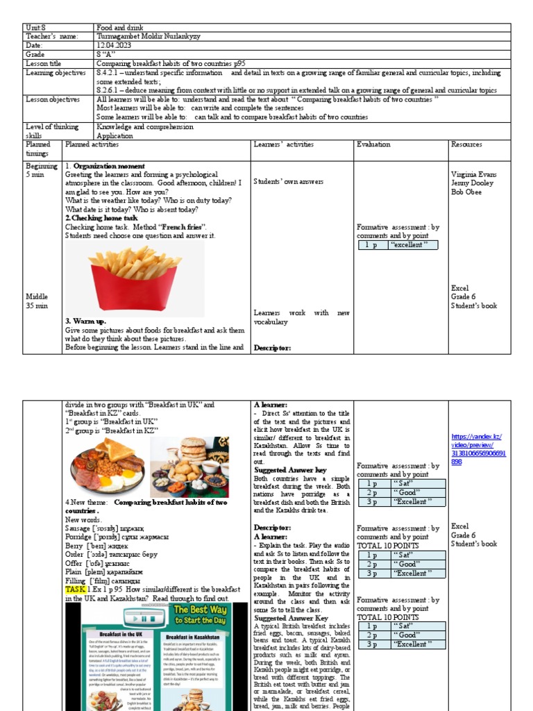 8 Grade 89 Lesson | PDF