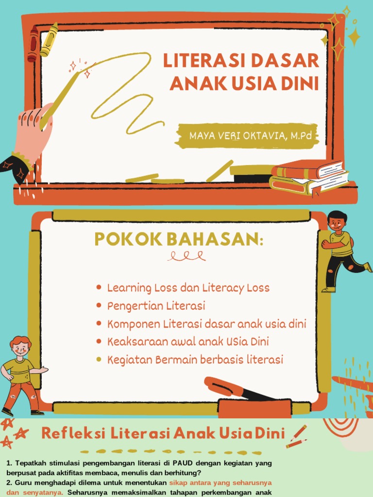Literasi Dasar Anak Usia Dini (1) | PDF