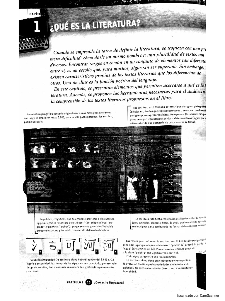 Concepto de Literatura 3er Año | PDF