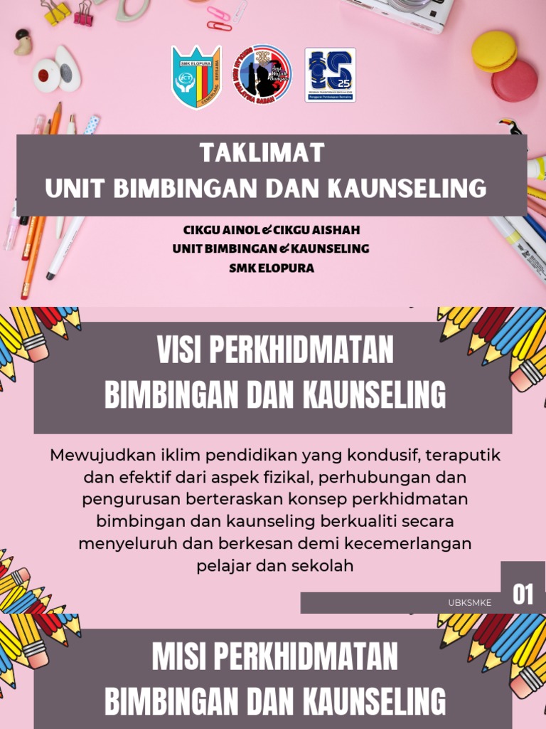 TAKLIMAT UNIT BIMBINGAN DAN KAUNSELING SMK RAJA SHAHRIMAN | PDF