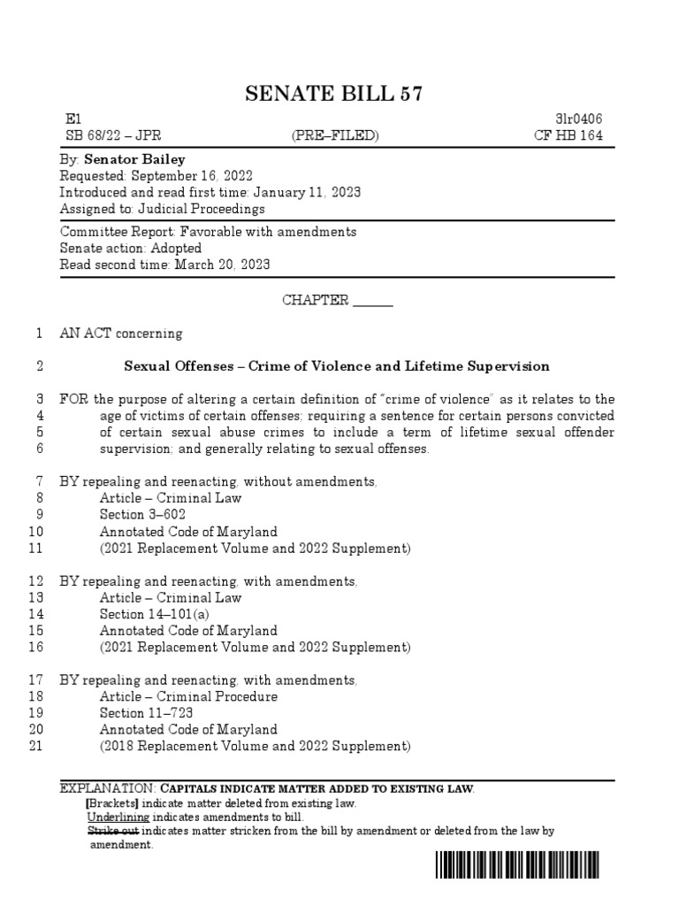 Maryland 2023 SB57 Engrossed | PDF