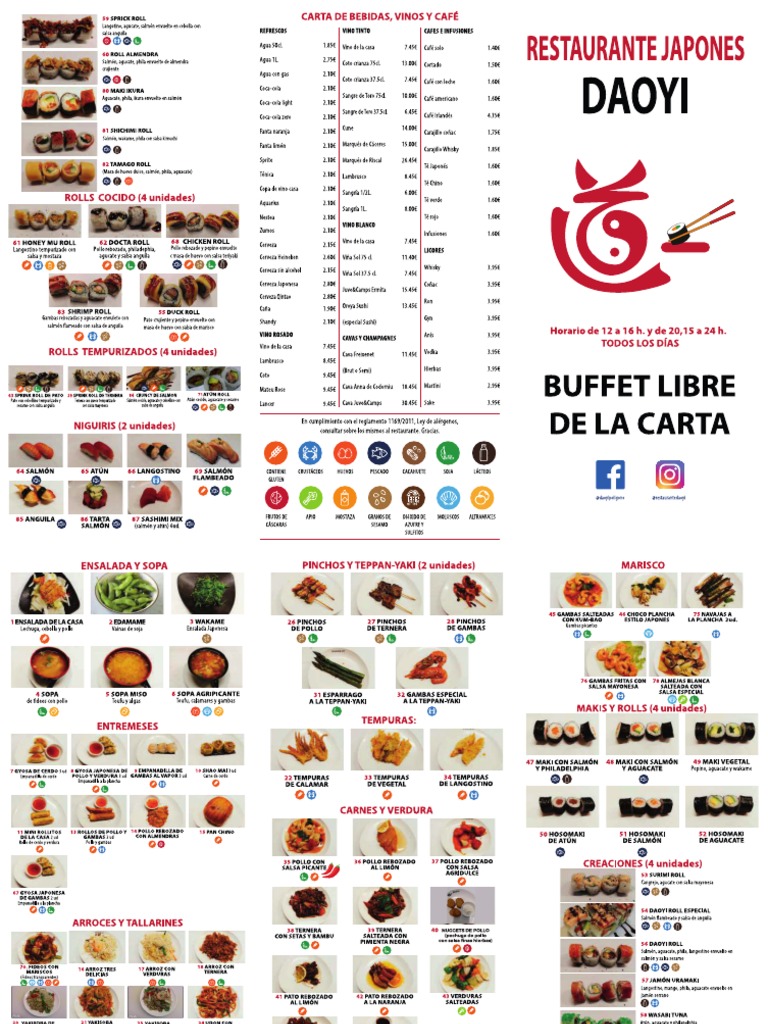 Carta Buffet Daoyi Sep. | PDF