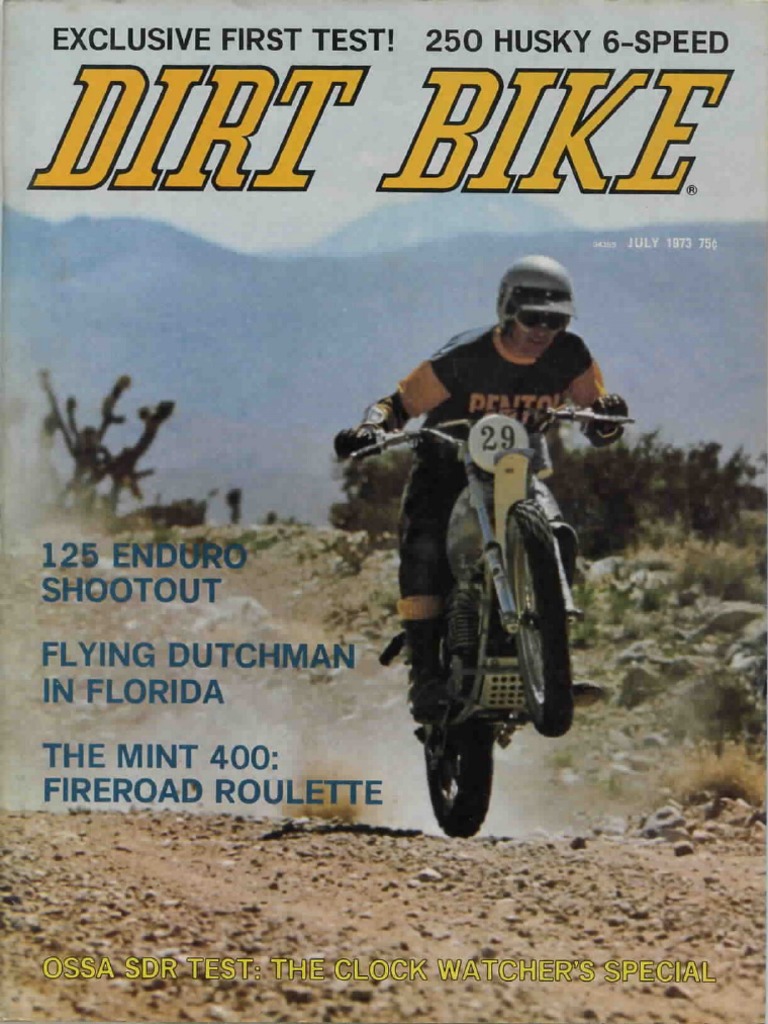 Dirt Bike Magazine July 1973 | PDF