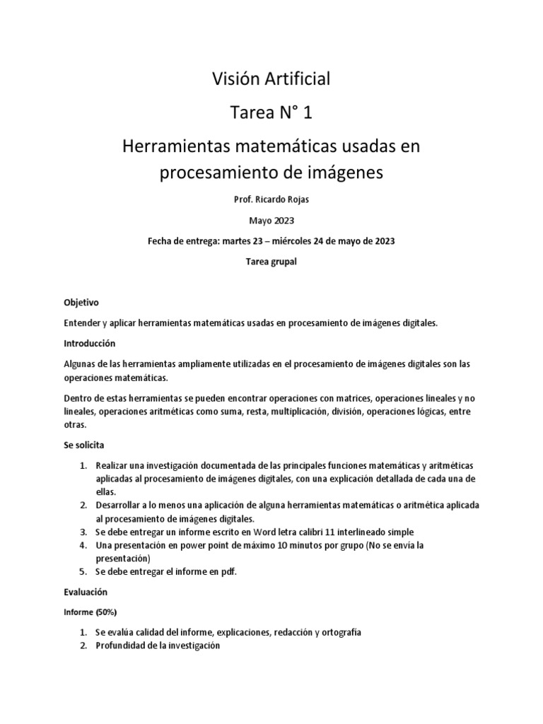 Tarea N°1 | PDF