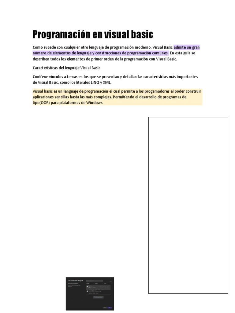Programacion de Visual Basic | PDF