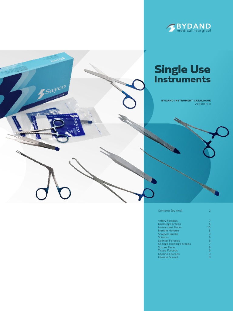Bydand Single Use Instruments Catalogue 2020 v2 | PDF | Surgical Suture ...