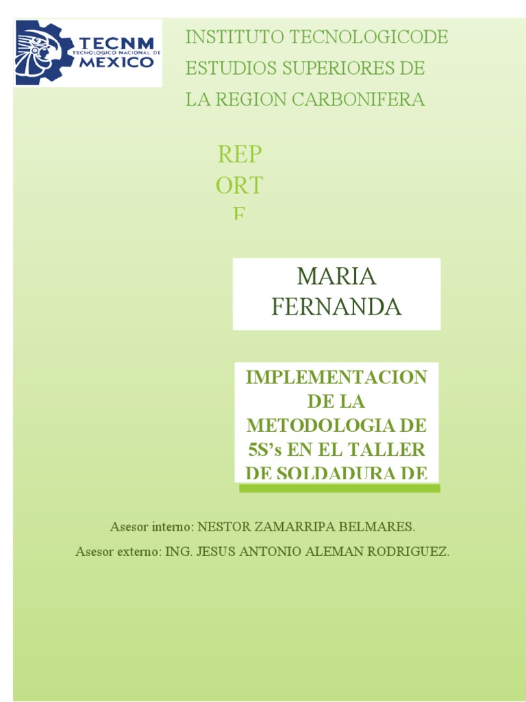 5S en Taller de Soldadura AVOMEX | PDF | Lean Manufacturing | Procesos ...