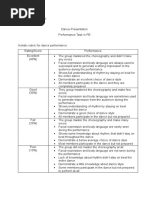 Speech Choir Judging Criteria | PDF | Linguistics | Grammar