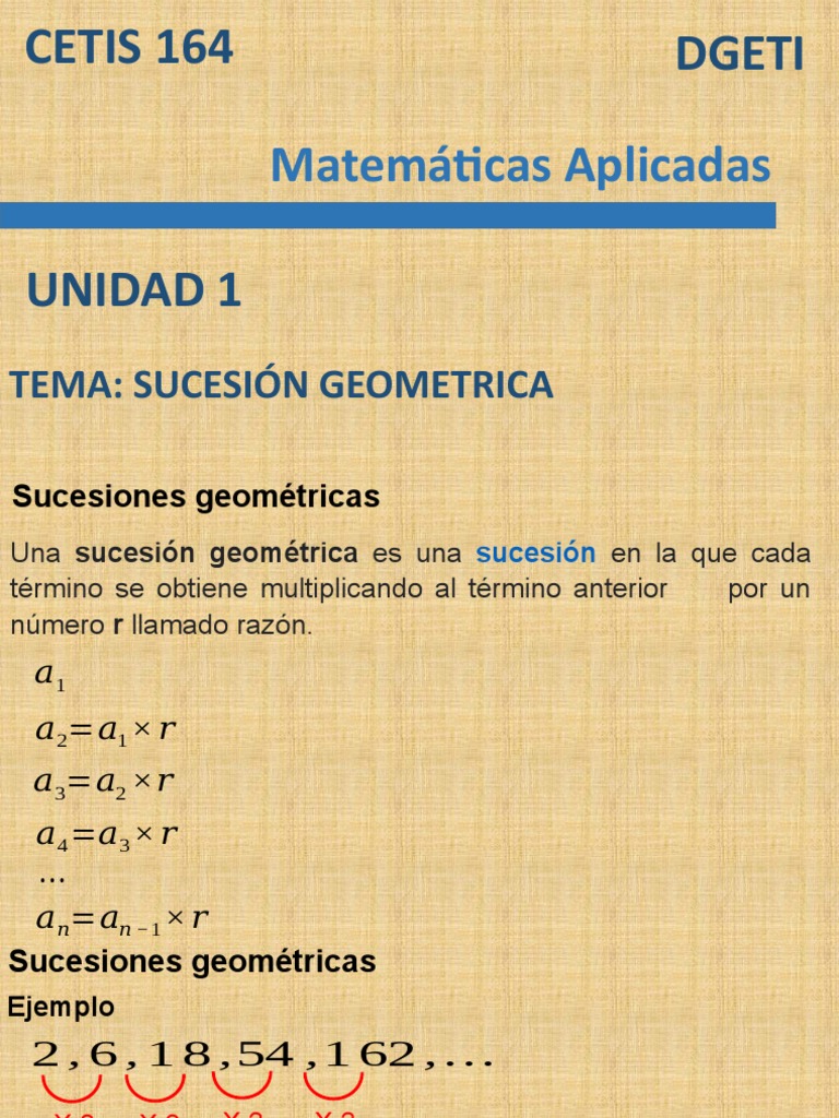 Sucesiones Geometricas | PDF