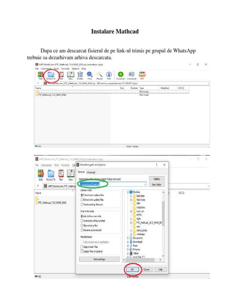 Instalare Mathcad | PDF