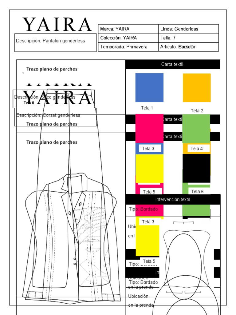 Ficha Tecnica de Estampado | PDF