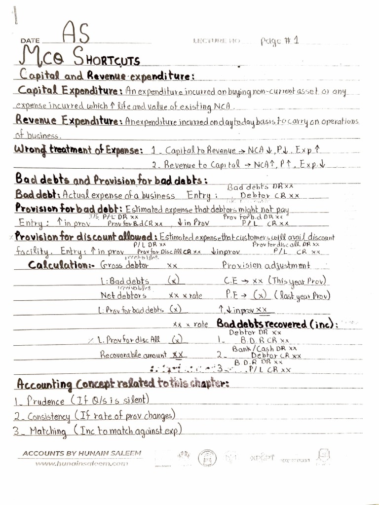 As MCQ Shortcuts PDF | PDF | Money | Income Statement