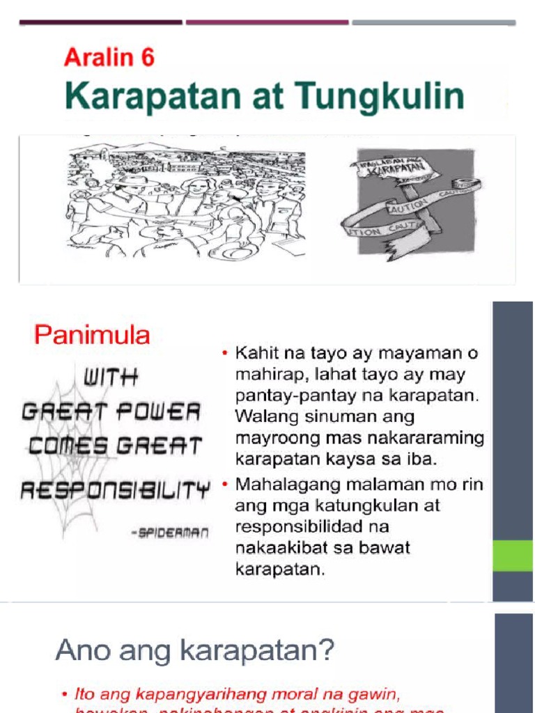 Karapatan at Tungkulin | PDF