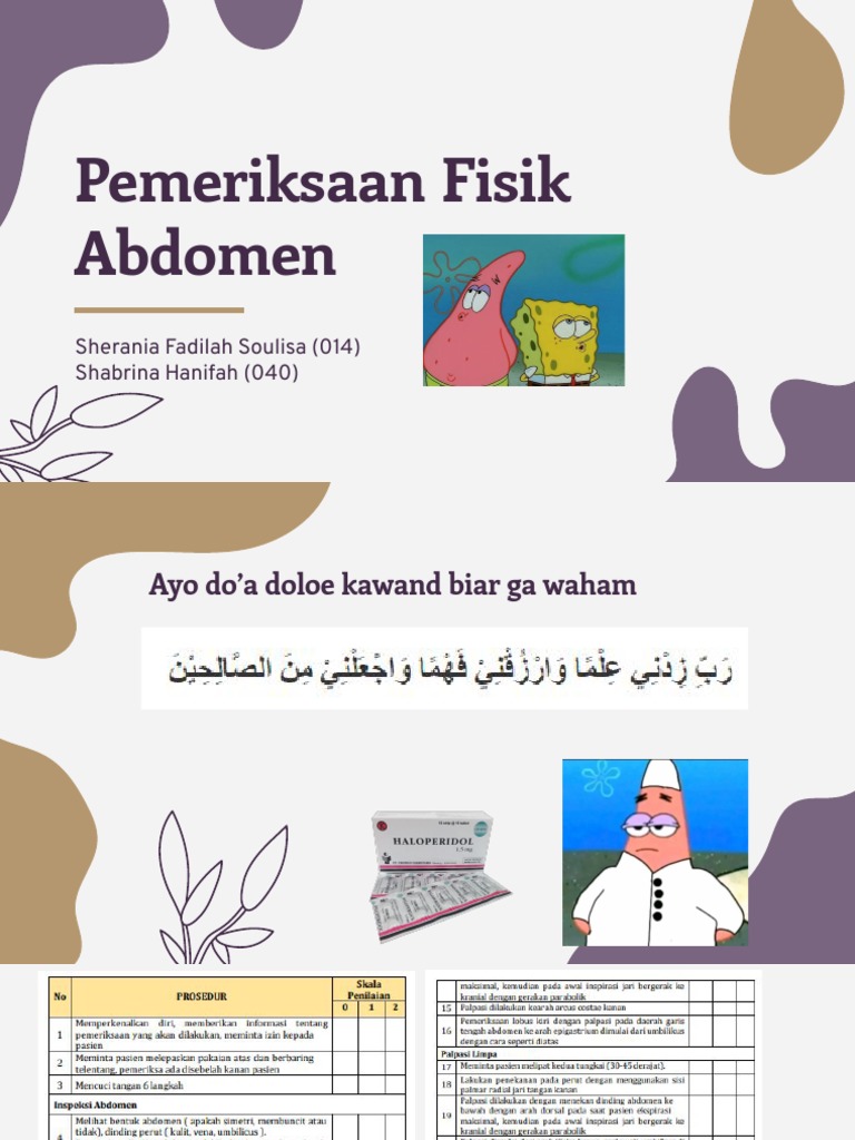 Pemeriksaan Fisik Abdomen | PDF