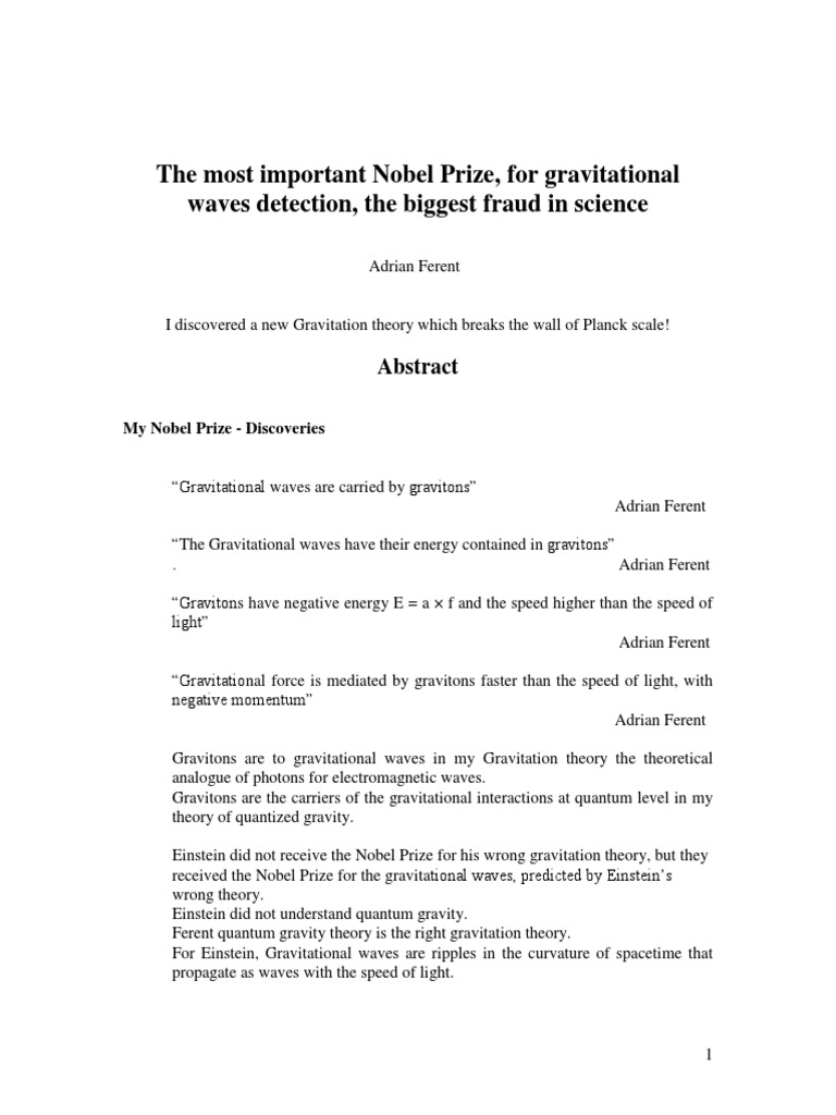 Adrian Ferent - Gravitoni 1710.0295v1 | PDF