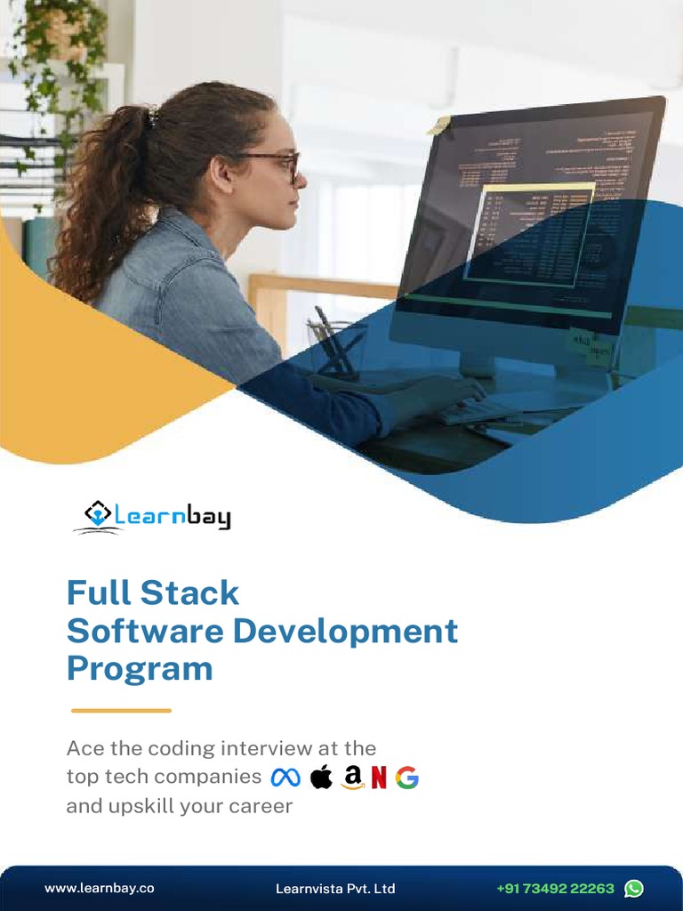 Full Stack Software Development Program Learnbay | PDF