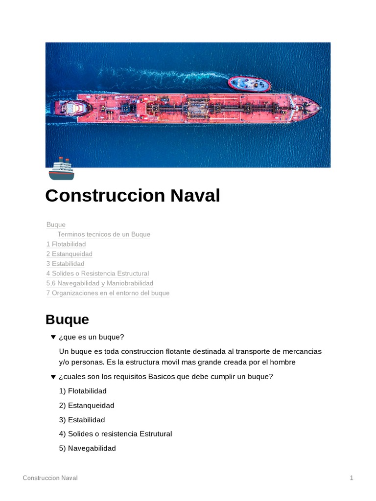 Construccion Naval | PDF