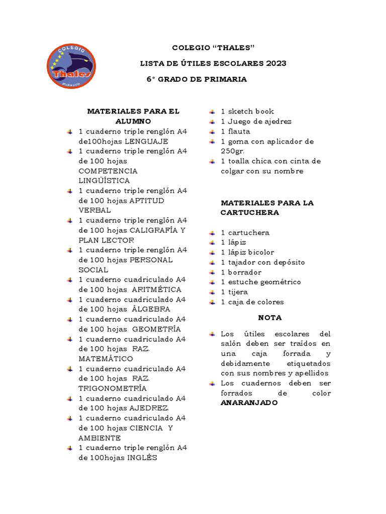 6to Primaria | PDF