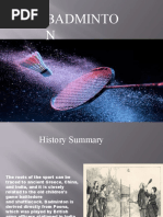 Fact Sheet 2-Badminton | PDF | Physical Fitness | Sports