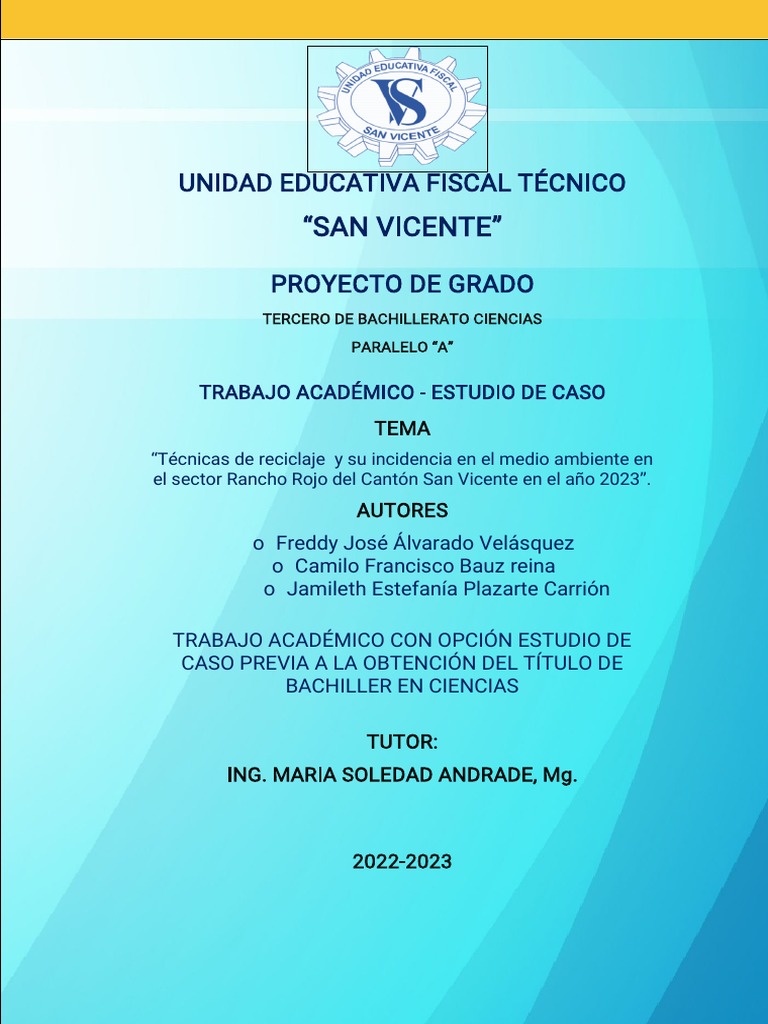 Proyecto de Grado | PDF | Crecimiento personal y profesional | Bienestar