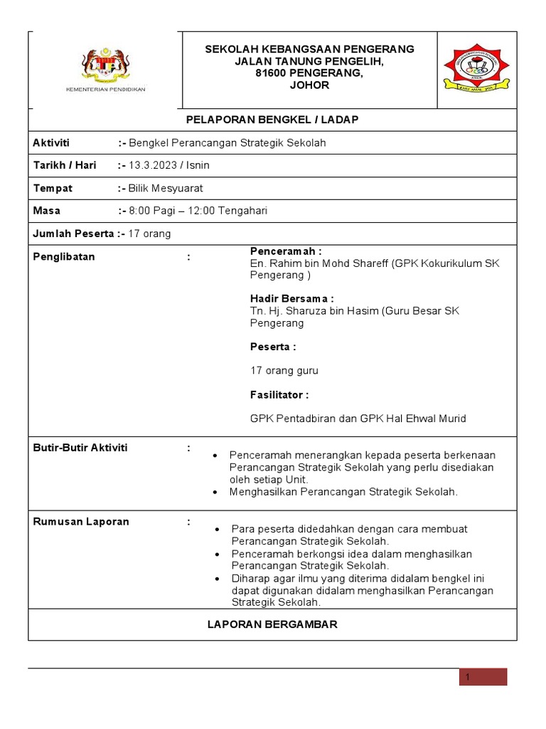 Format Laporan LADAP | PDF