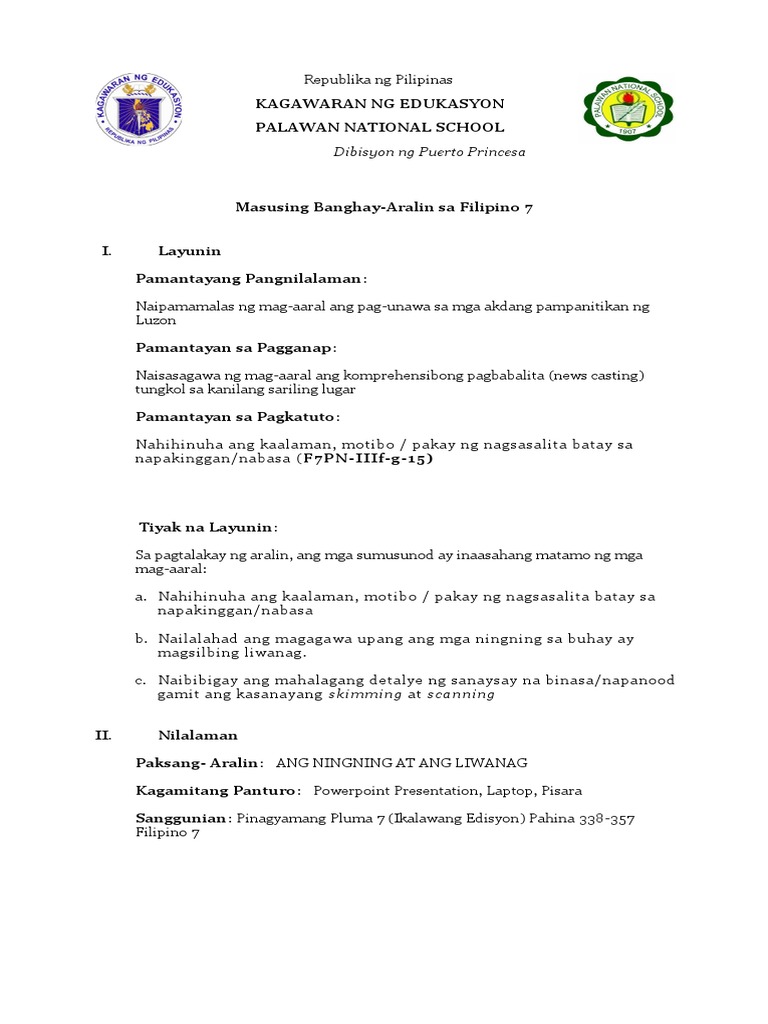 Ang Ningning at Ang Liwanag | PDF