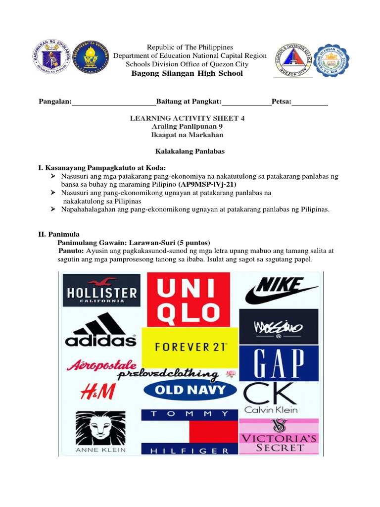 AP9-Q4-LAS-V04 | PDF