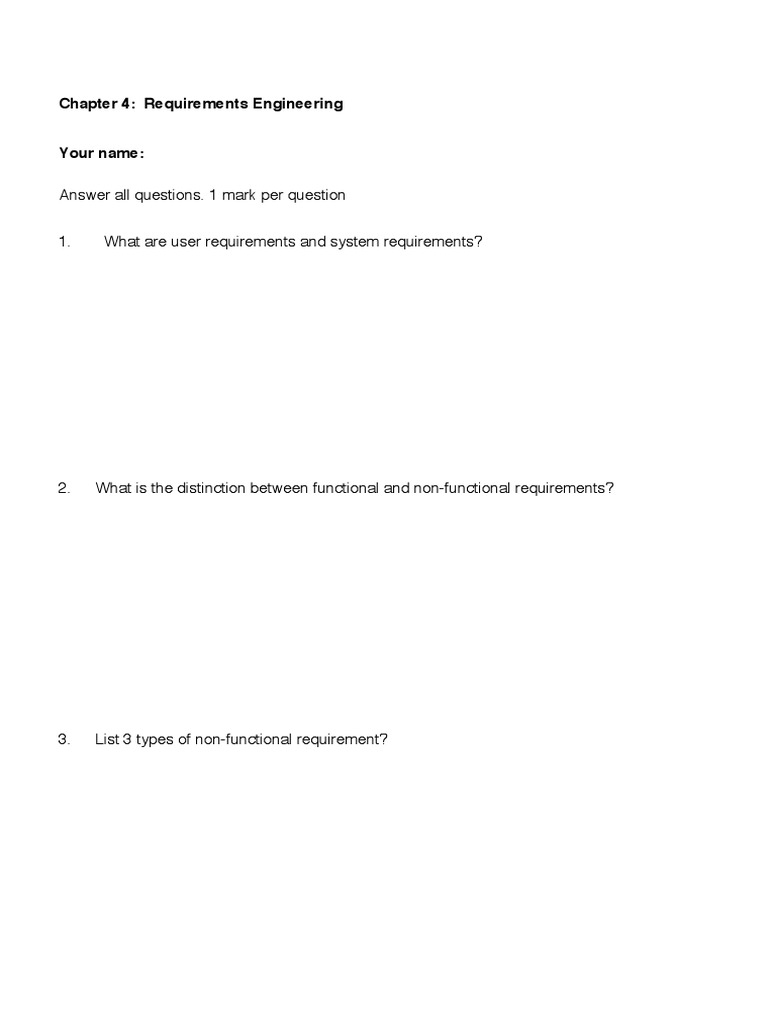Requirements Engineering Essentials Pdf Business