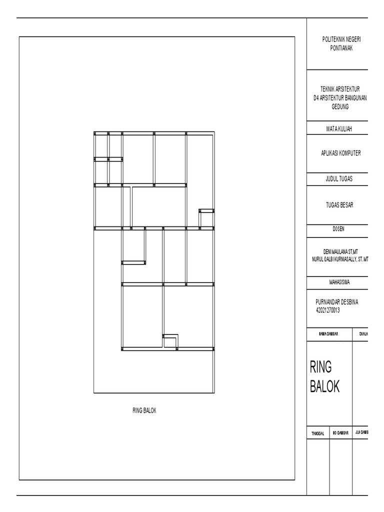 Tugas Ring Balok | PDF