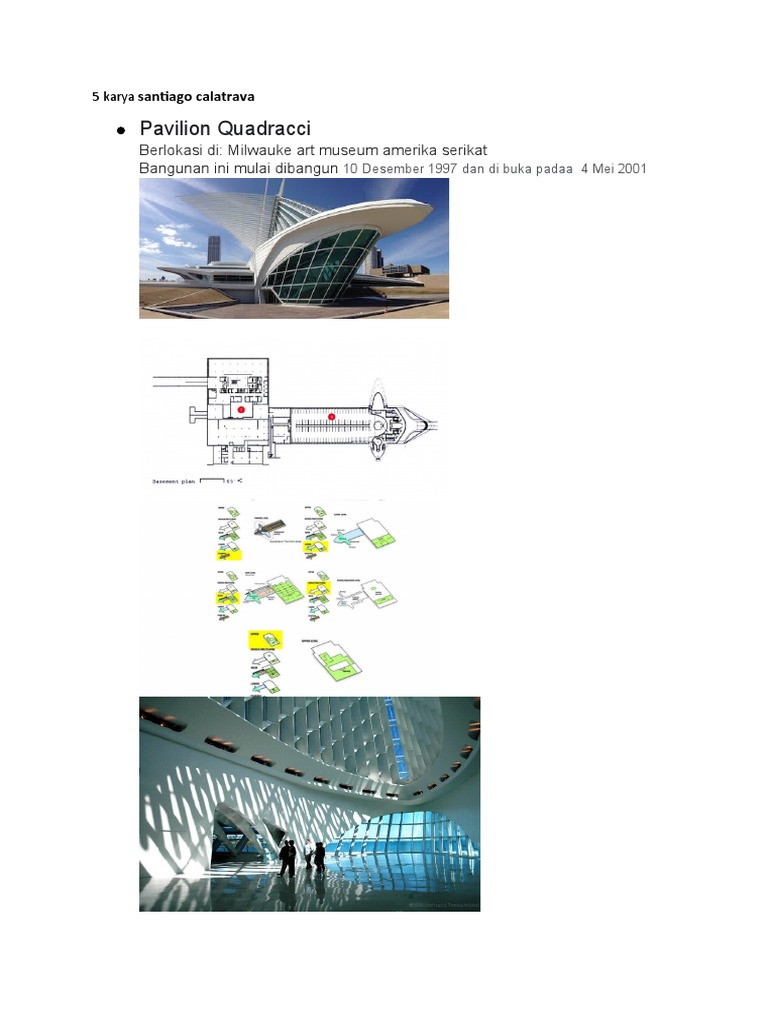 5 Karya Santiago Calatrava | PDF