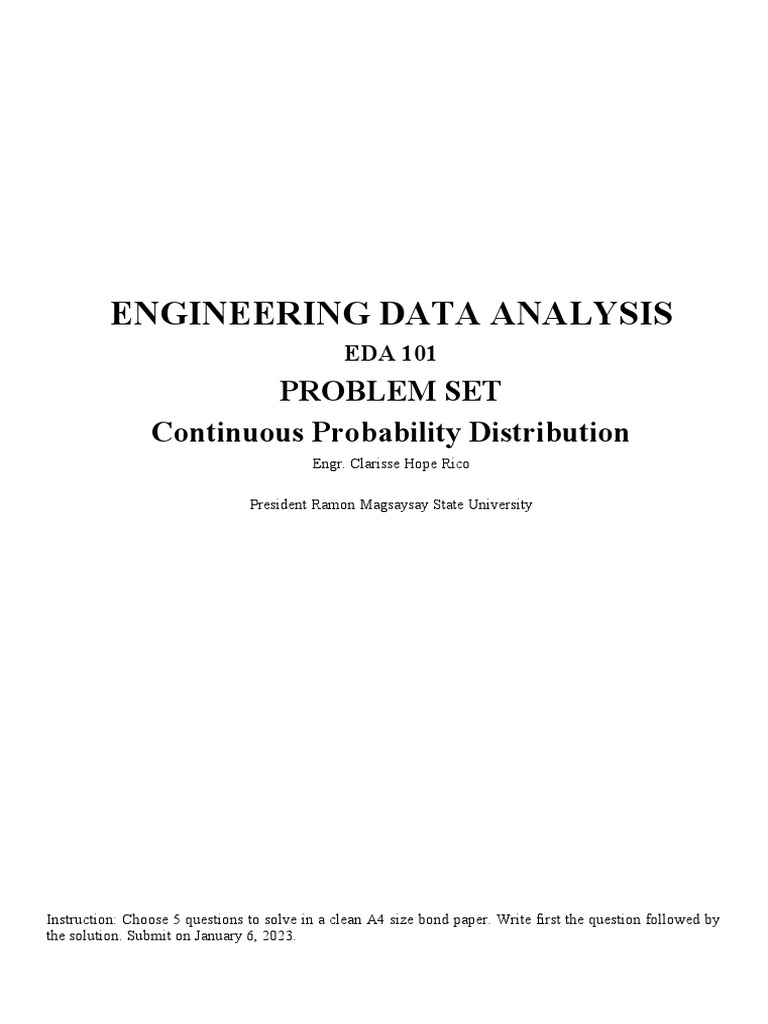 EDA FN Assign2 | PDF