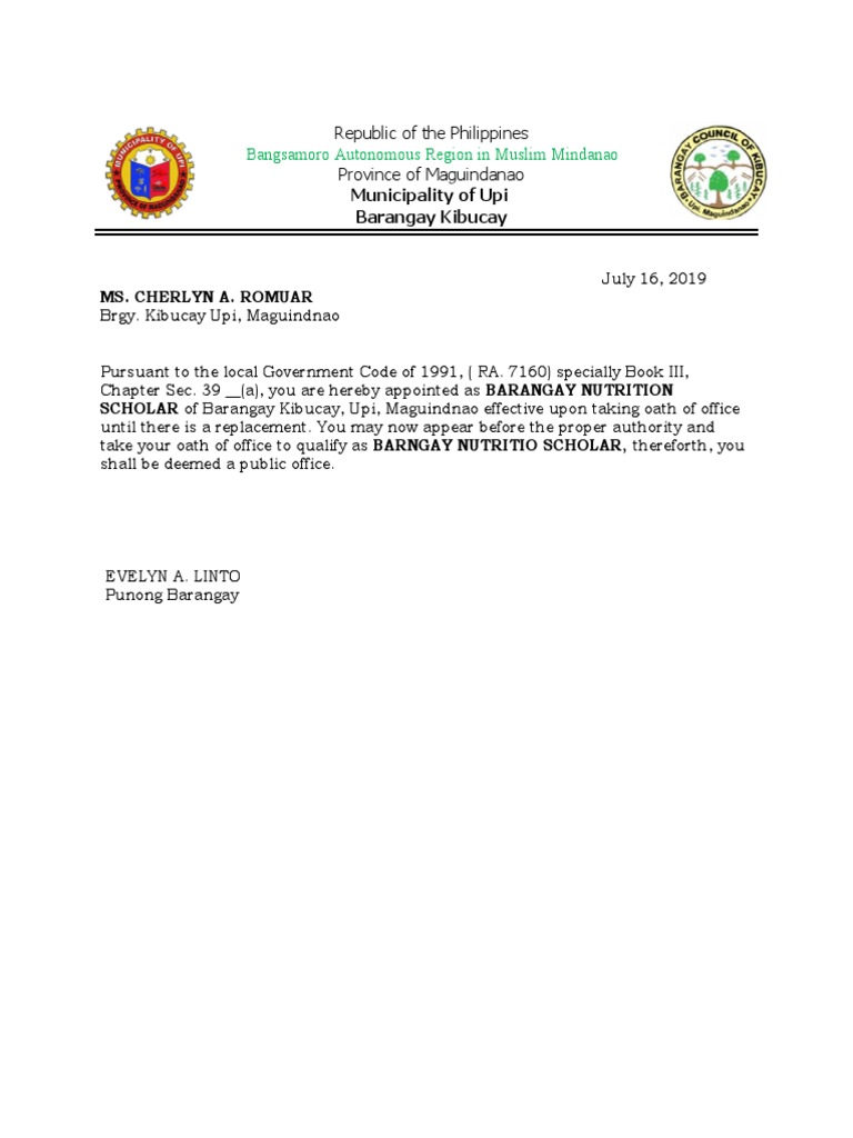 BNS Appointment | PDF