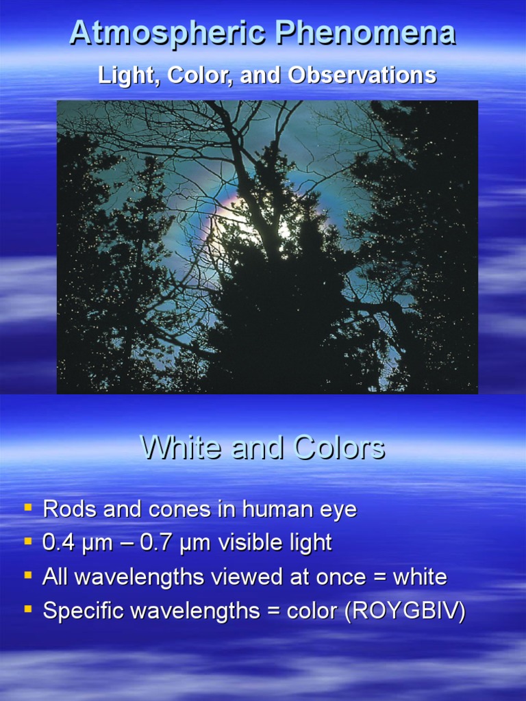 Atmospheric Phenomena | PDF | Science & Mathematics