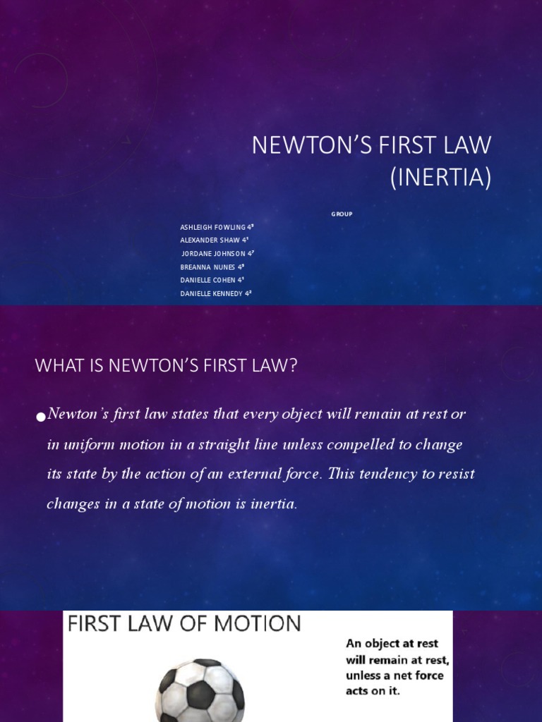 Newton's First Law | PDF