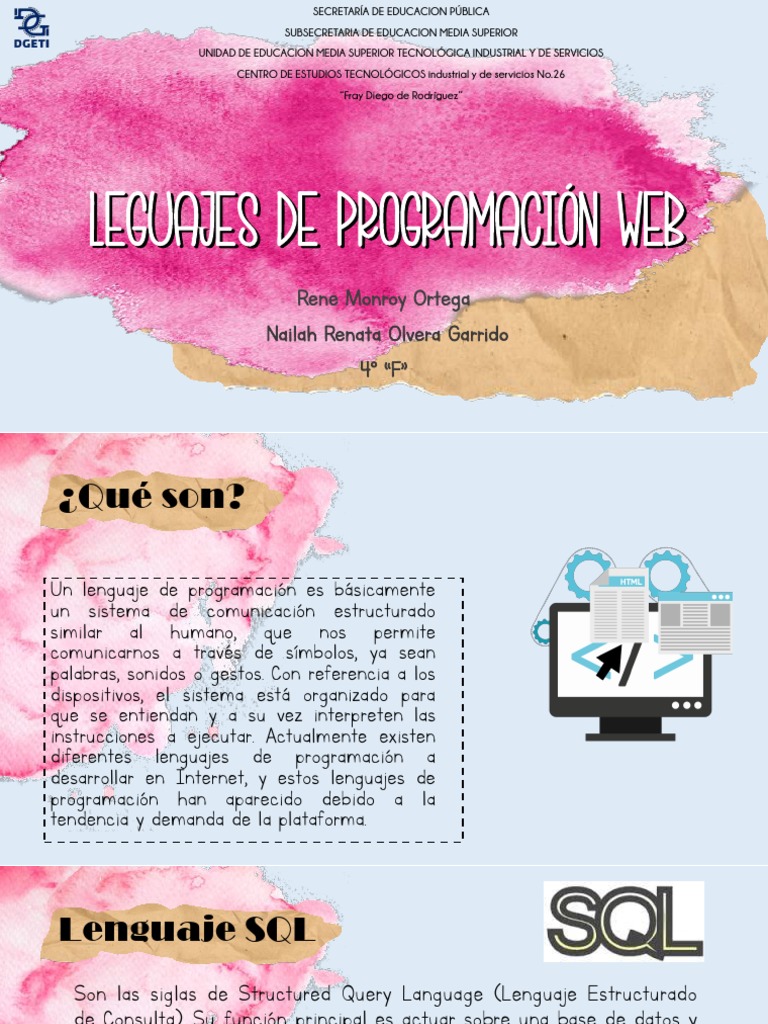 Leguajes de Programación Web | PDF | Script Java | Páginas del servidor activo