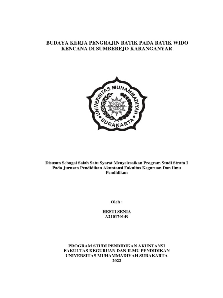 Budaya Kerja Batik | PDF