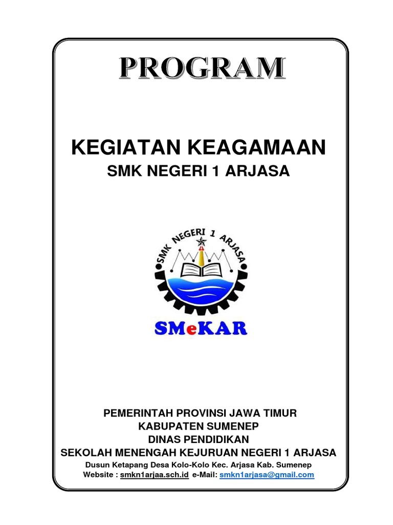 Program Kegiatan Keagamaan SMK Negeri 1 Arjasa | PDF