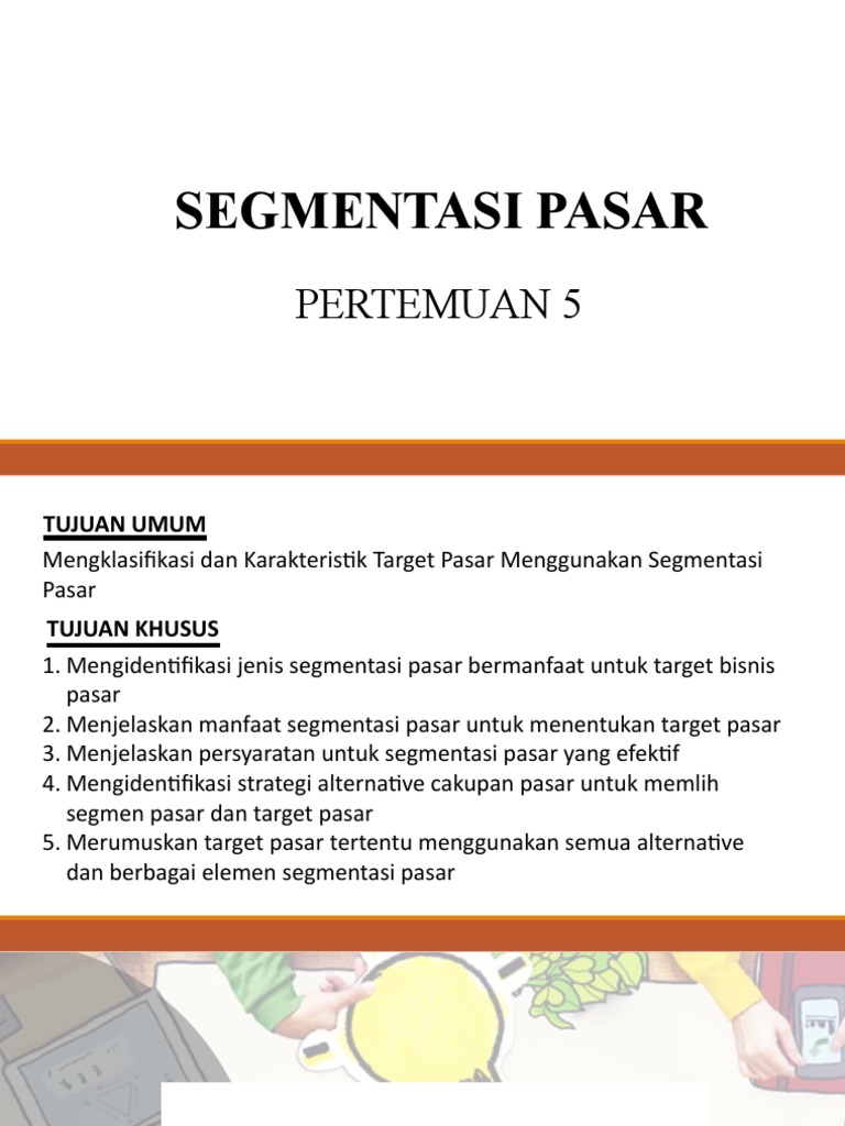 5 - Segmentasi Pasar | PDF | Bisnis