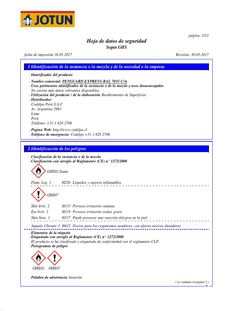 Penguard Express Ral 7035 C A | PDF