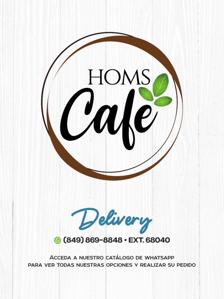 Menú del Homs Bar & Café | PDF