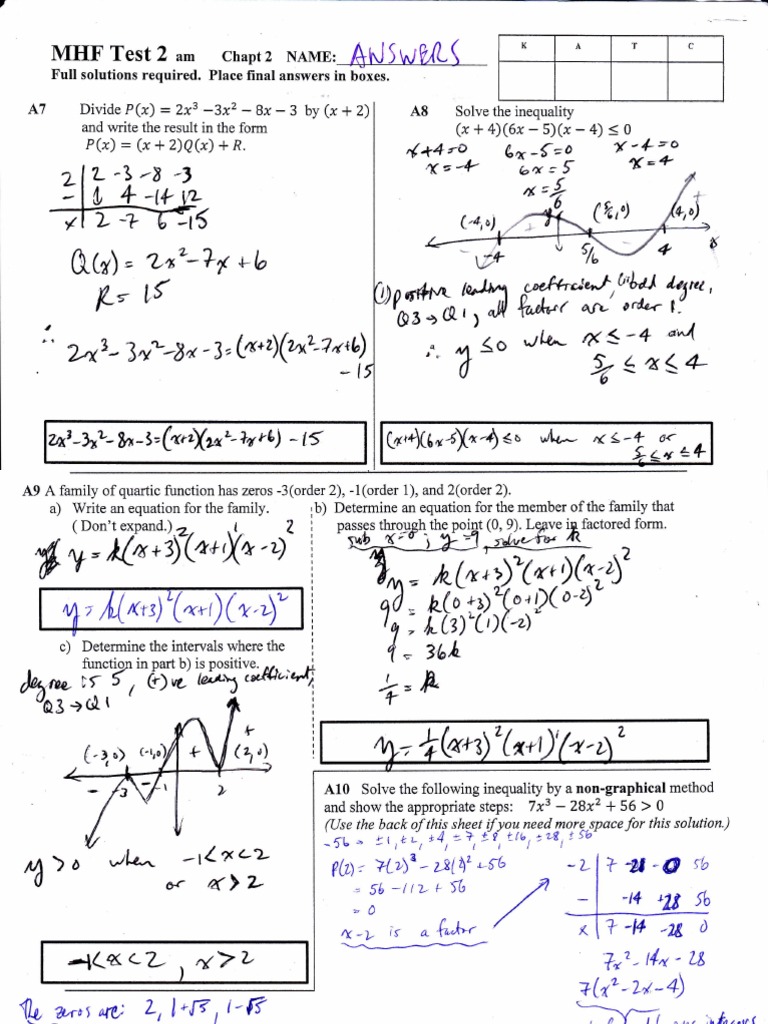 Advanced Algebra Problems | PDF