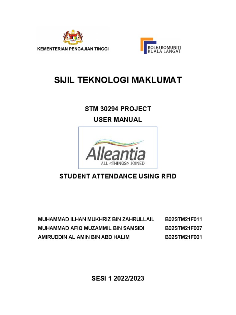 Contoh+User+Manual+IOT (1) | PDF
