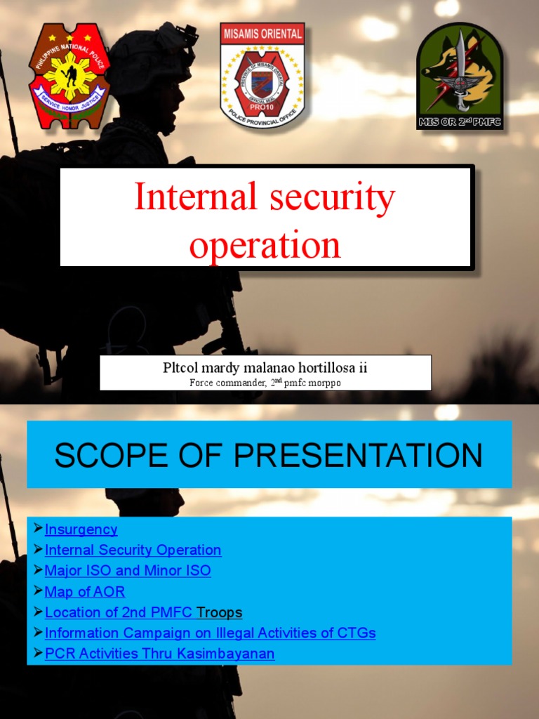 Internal Security Operation March 9, 2023.INCHS | PDF | National ...