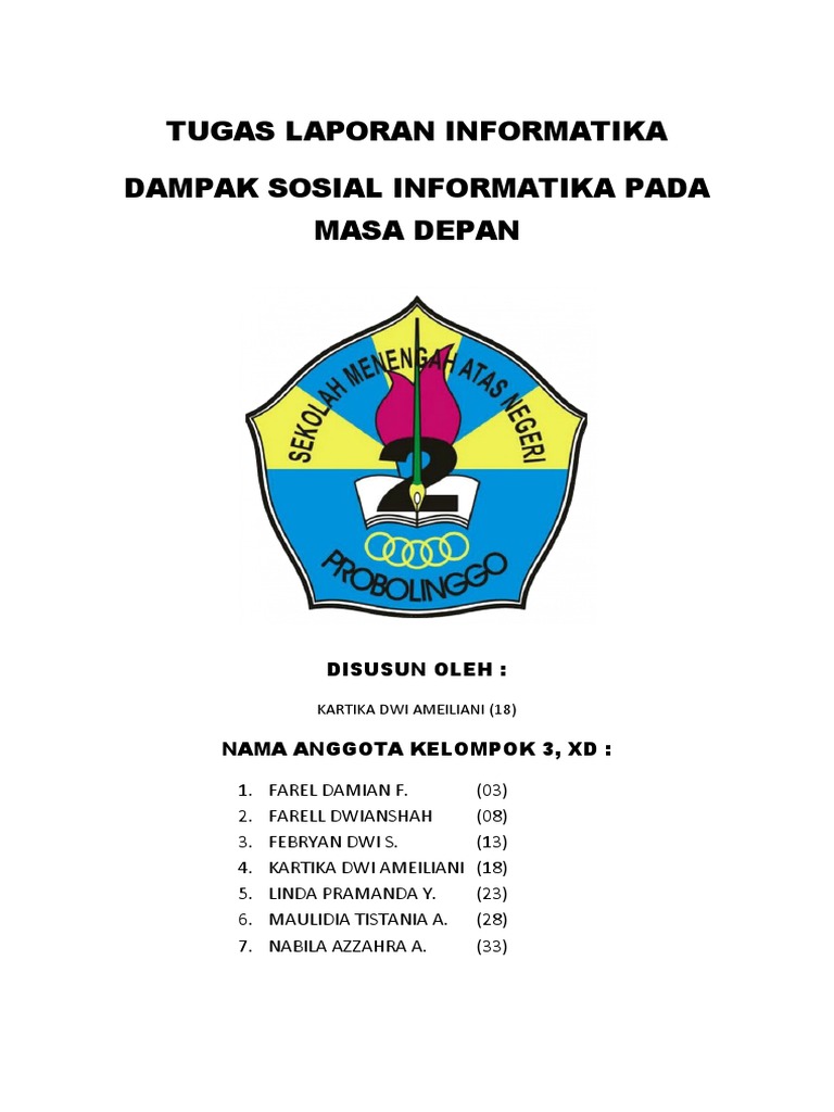 Contoh Tugas Laporan Informatika | PDF