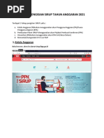 PANDUAN INPUT RUP - Akun PPK | PDF