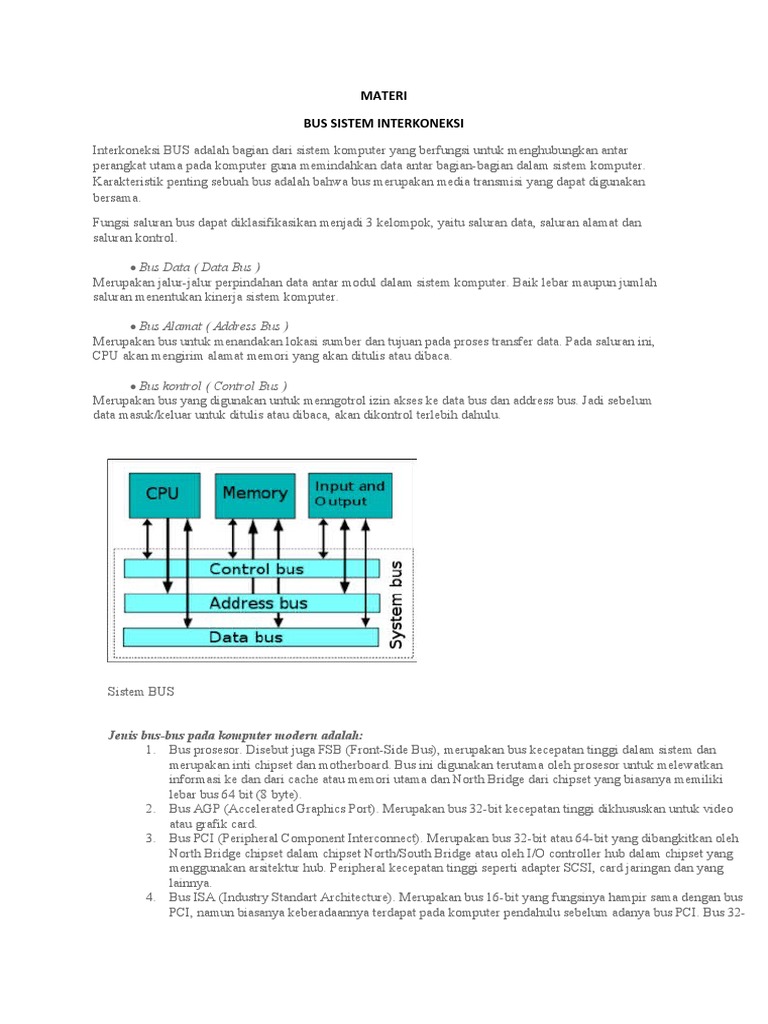 Sistem Bus | PDF